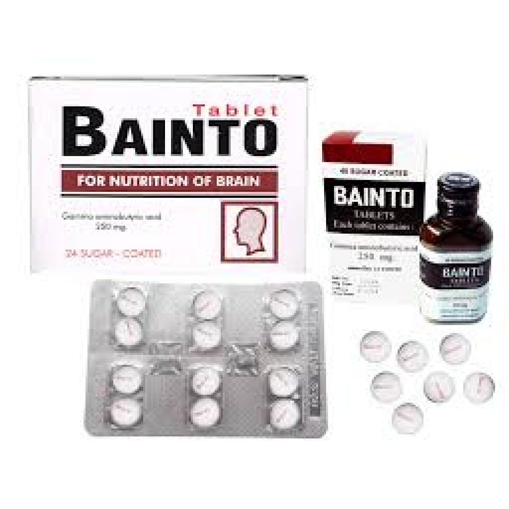 Bainto,250 mg,240 Tabs,T.P. Drug,Gamma Aminobutyric Acid,Mental ...