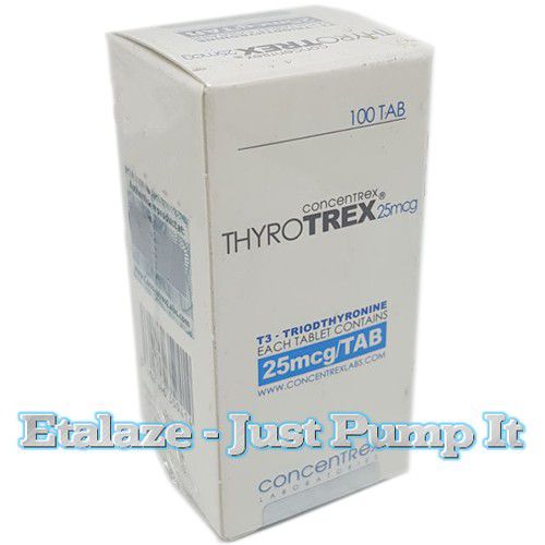 Buy ThyroTREX 25 mg 100 tabs by Concentrex